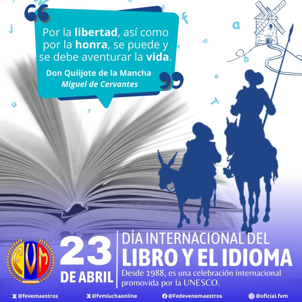 Efeméride: Día Internacional del Libro y el Idioma – Bienvenidos a la ...